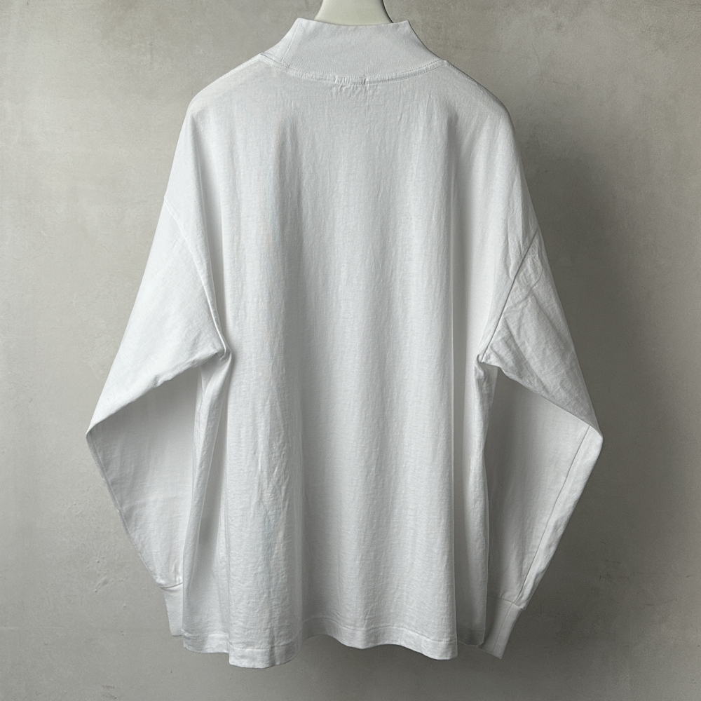 COTTON JERSEY MOCK NECK PULLOVER – kettle